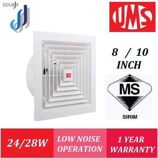 UMS Ceiling Type Ventilating & Exhaust Fan 8/10 INCH | Shopee Malaysia