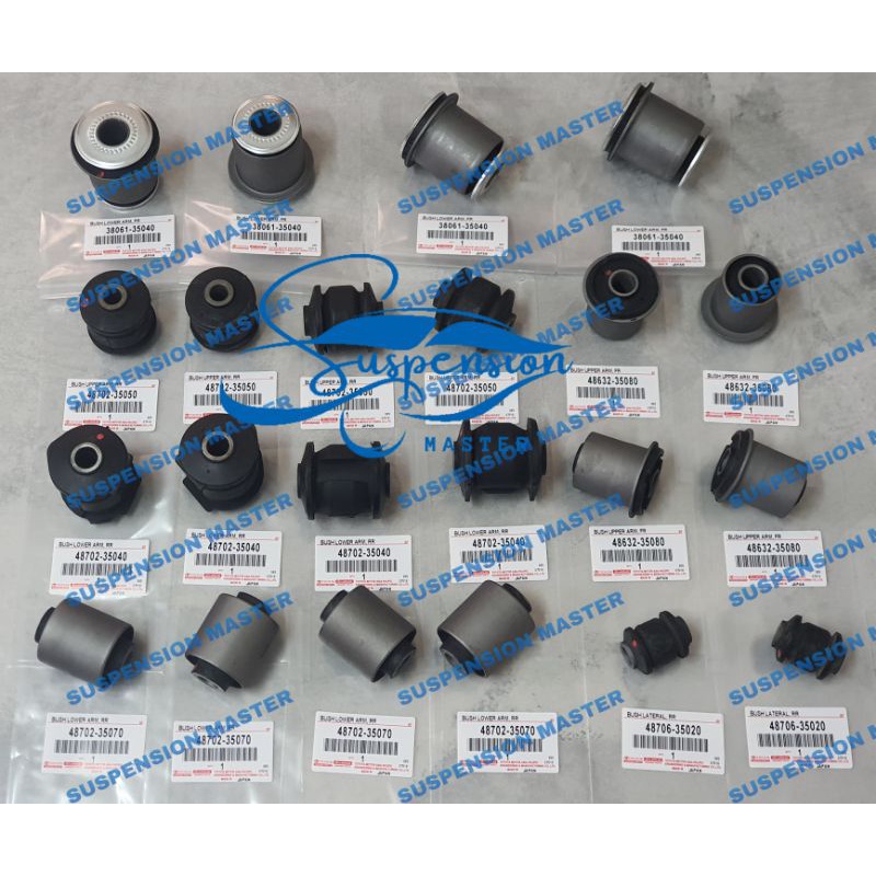 22 IN 1 SET - TOYOTA PRADO/ LAND CRUISER RZJ95 KZJ95 FRONT/REAR LOWER ...