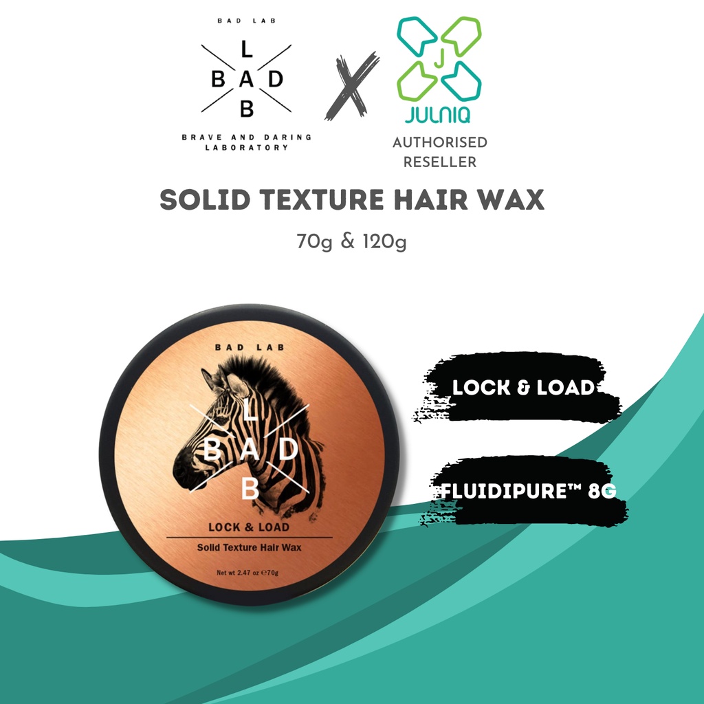 BAD LAB [LOCK & LOAD] Solid Texture Hair Wax With Fluidipure™ | Shopee ...