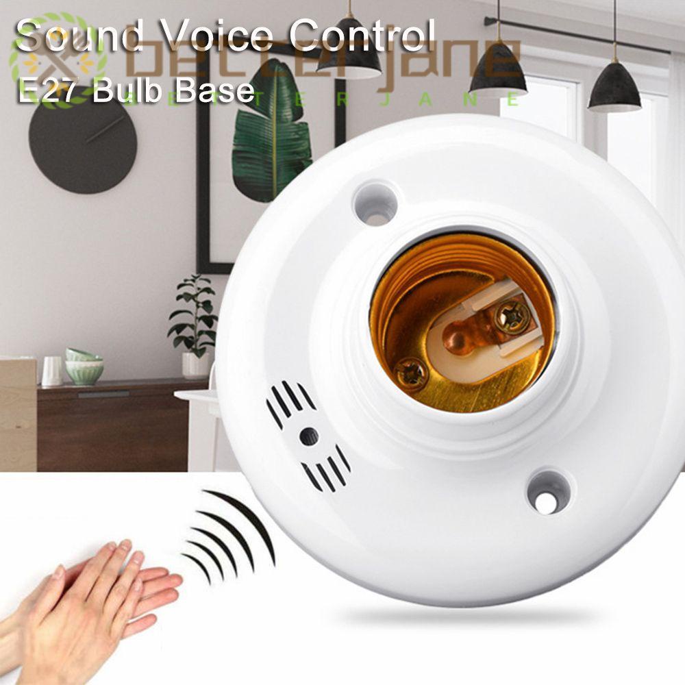 JANE High Sensitivity Sound Voice Control Switch Corridor E27 Lamp Base ...