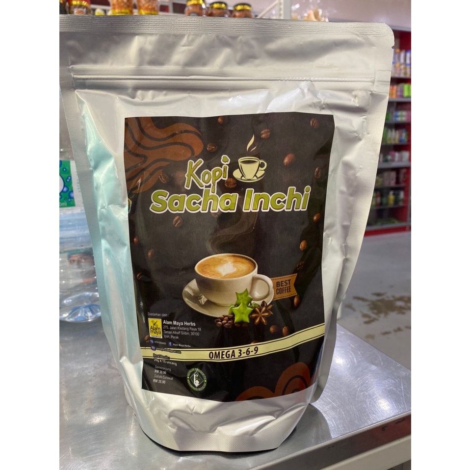 KOPI SACHA INCHI (15 Sachet) | Shopee Malaysia