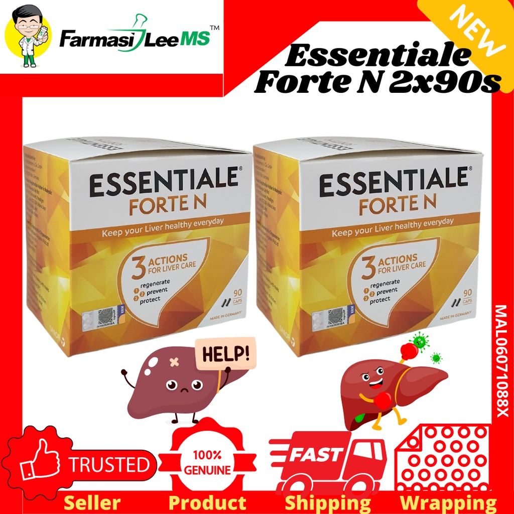 Essentiale Forte N Capsules (2x 90's) (Exp 02/2026) | Shopee Malaysia