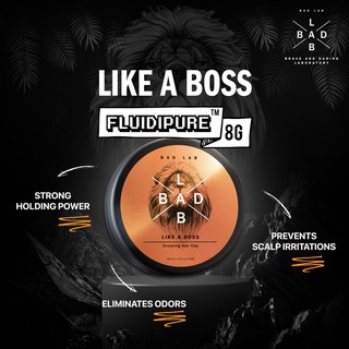 BAD LAB [LIKE A BOSS] Sculpting Hair Clay With Fluidipure | Shopee Malaysia