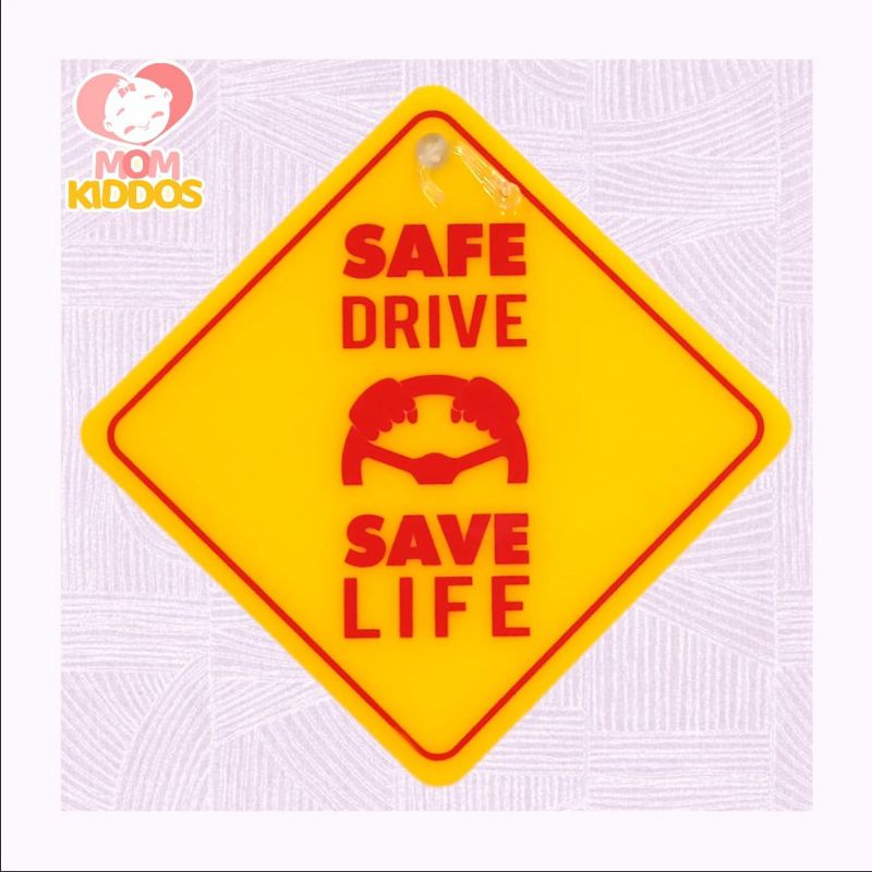 ACRYLIC SIGNAGE - SAFE DRIVE SAVE LIFE | Shopee Malaysia