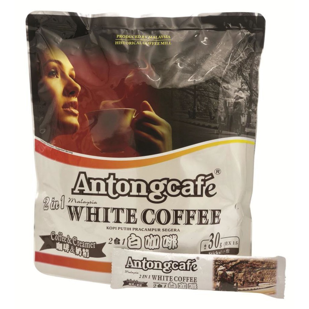 TAIPING 安东 ANTONG CAFE WHITE COFFEE 2 in 1 (without sugar) | Shopee ...