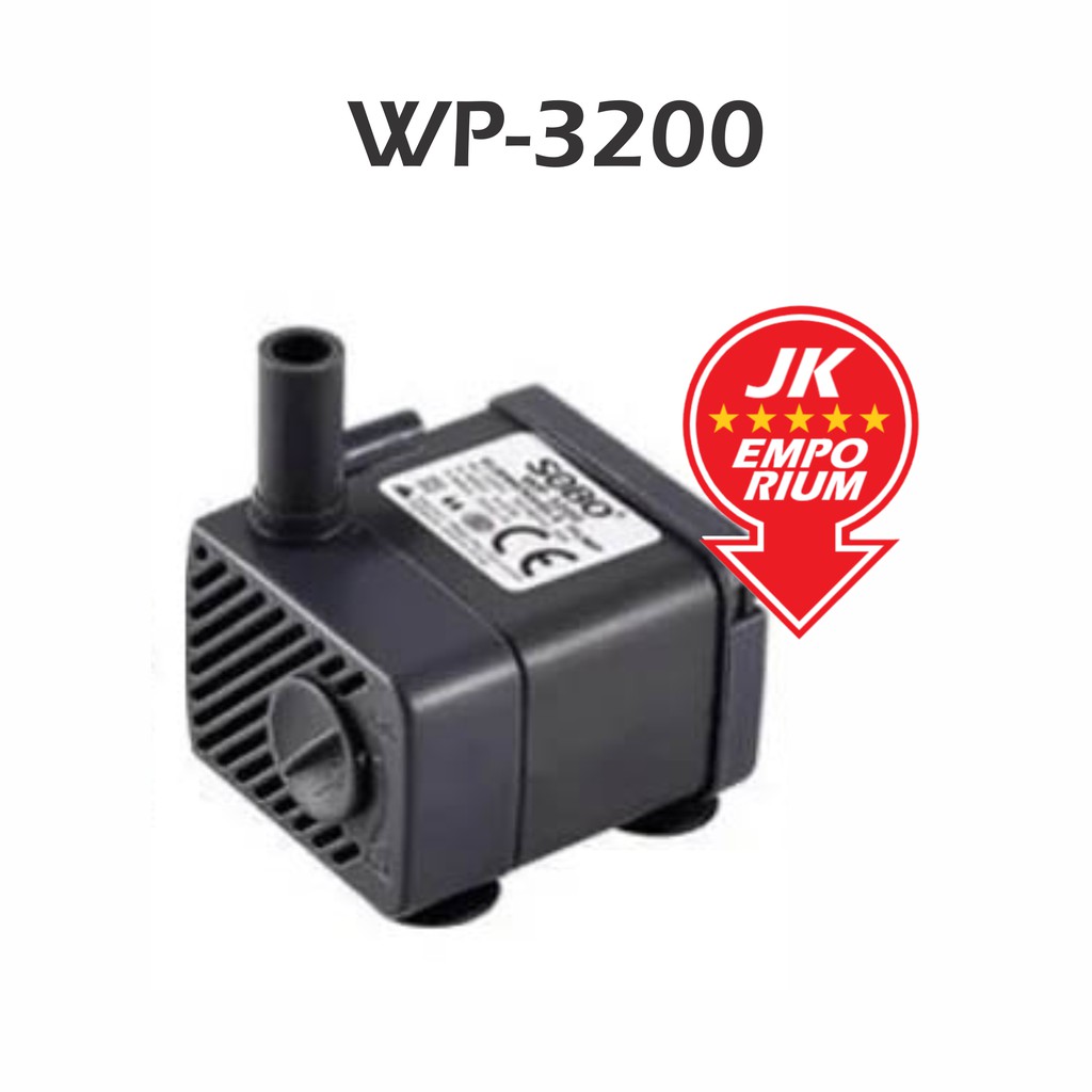 Sobo Mini Submersible Fountain Pump Aquaponic Project WP-3100 WP-3200 WP-3300 WP-3400 WP-3500 ...