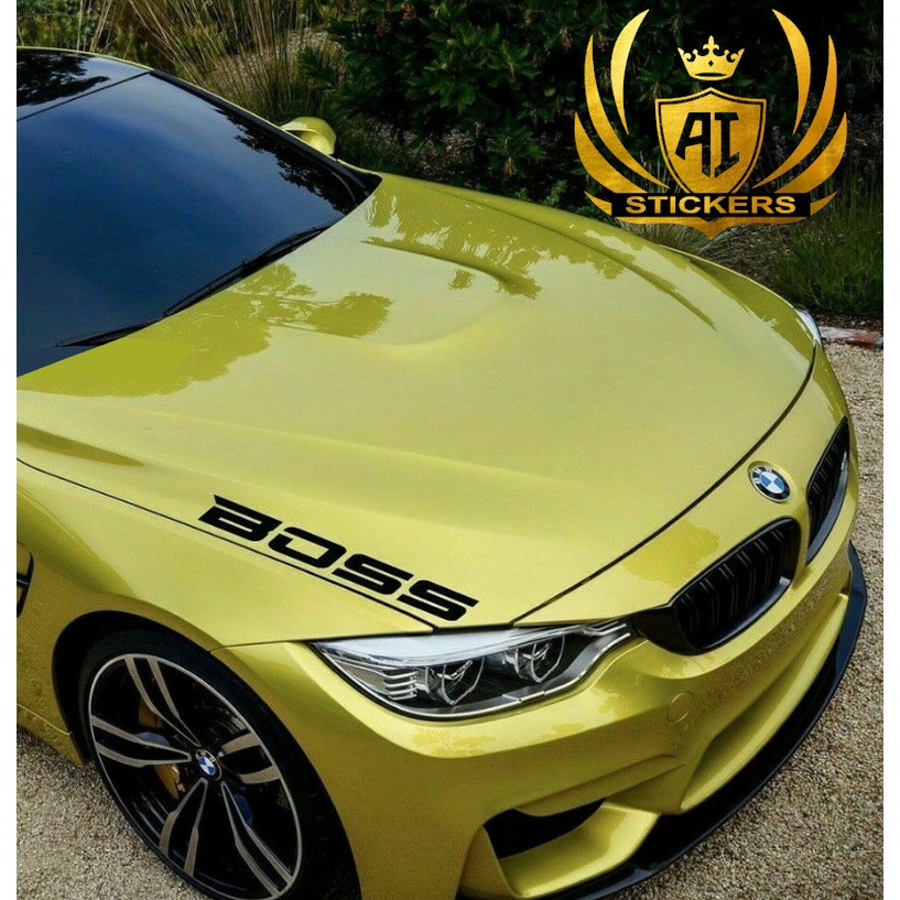 BOSS Vinyl Decal Sticker Racing Performance Motorsport Sport Car logo ...