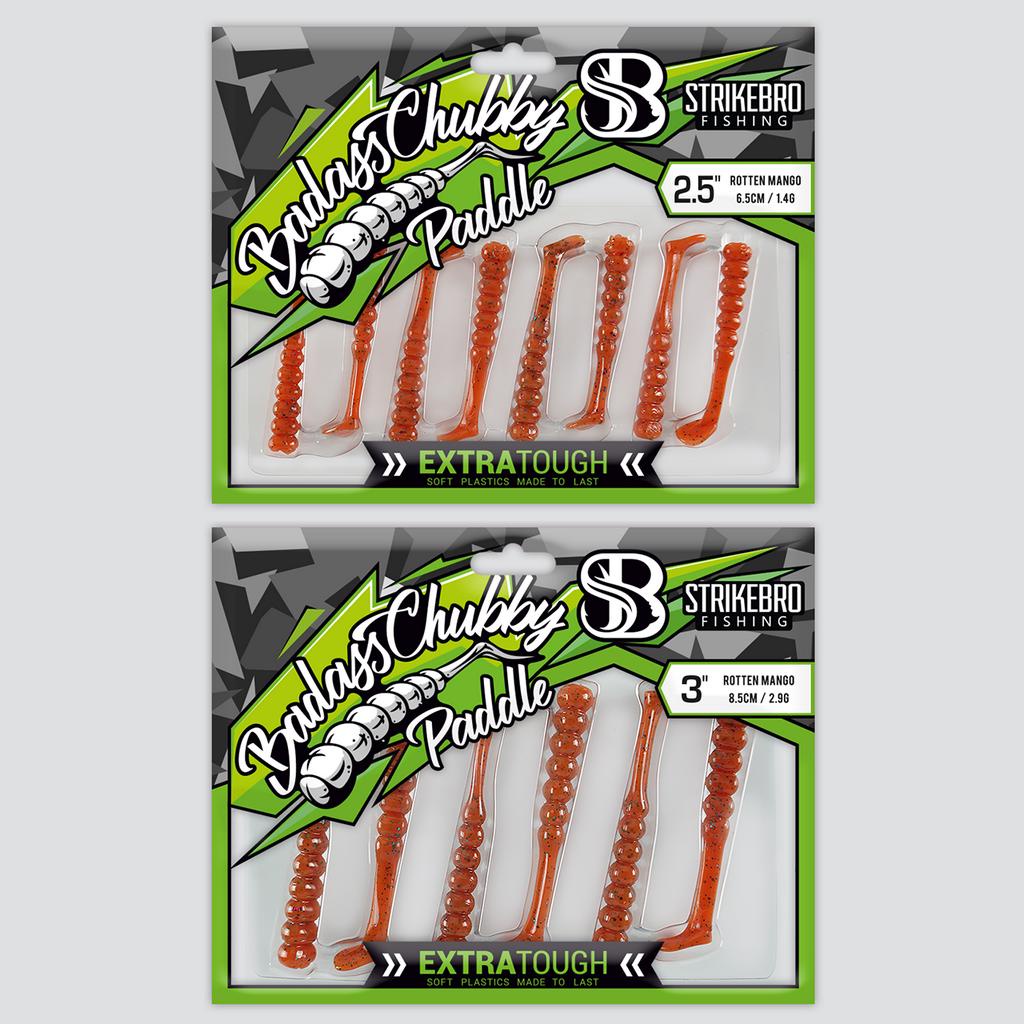 Soft Plastic Strike Bro - Badass Chubby Paddle 2.5" / 3" | Shopee Malaysia