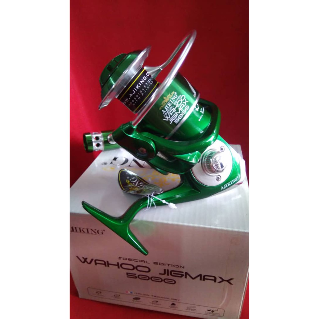 Ajiking Wahoo Jigmax 5000 fishing reel | Shopee Malaysia