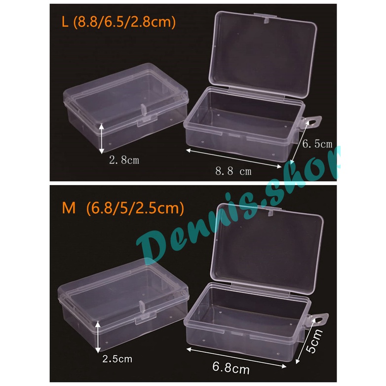 kotak plastic kecil pp small storage box transparent plastic box ...