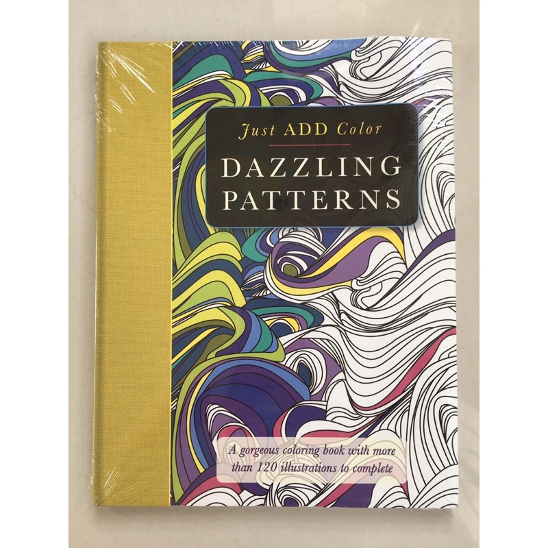 Adult Coloring Book | Just Add Color ~ Dazzling Patterns | Import Book ...