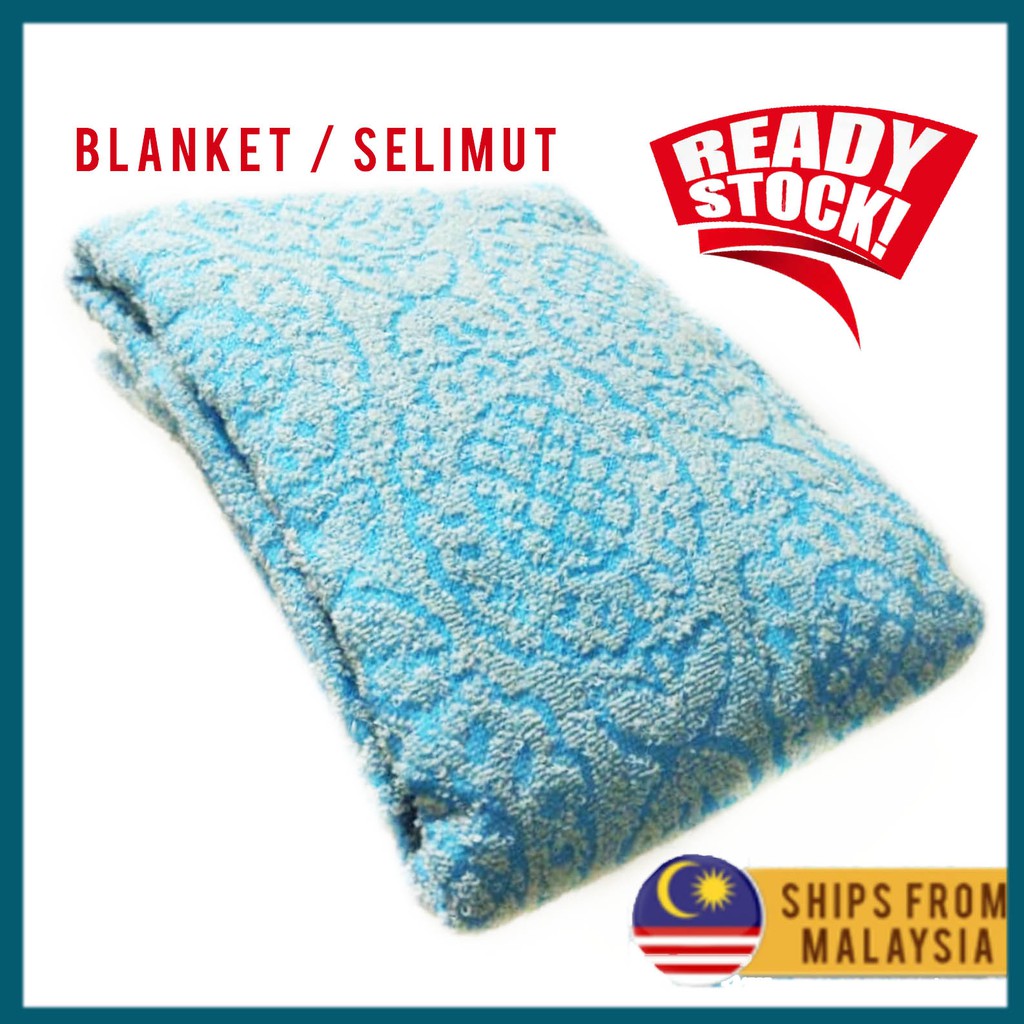 [ Selimut Legend Asrama ] Blanket Blue Comfortable Cotton Polyster ...