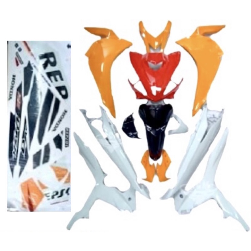 HONDA Dash 125 Fi Fuel Injection Full Body Cover Set Coverset Caver bodyset Dash125 FI Dash125i ...