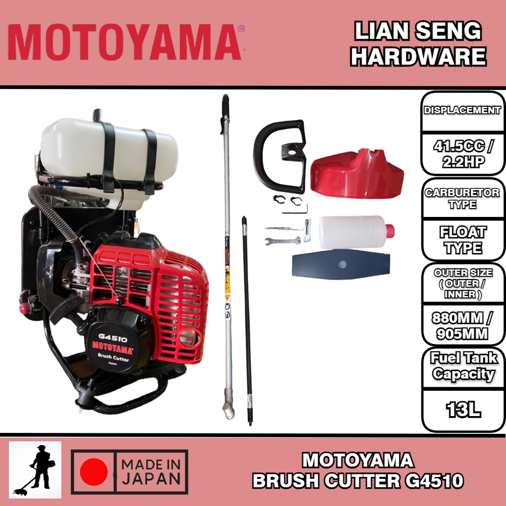 MOTOYAMA BRUSH CUTTER G4510 (MADE IN JAPAN) | Shopee Malaysia