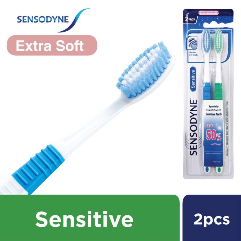 Sensodyne Toothbrush Extra Soft Sensitive 2pcs | Shopee Malaysia