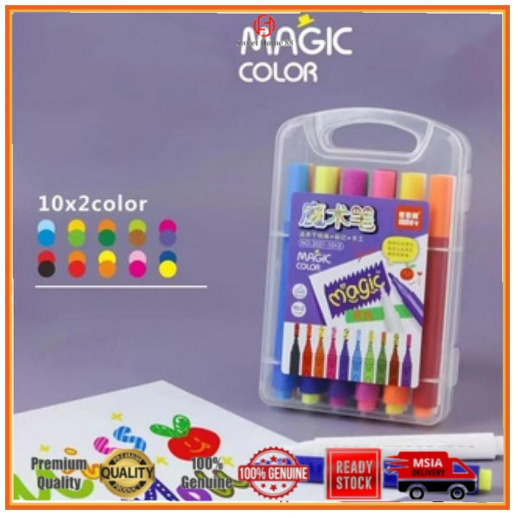 [Ready Stock]New 12Pcs/Box Fun Magic Color Change 10 Plus 2 White Magic ...