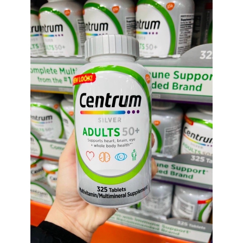 Centrum Silver Adult 50+ pills 325 pills Date 7/2023 USA | Shopee Malaysia