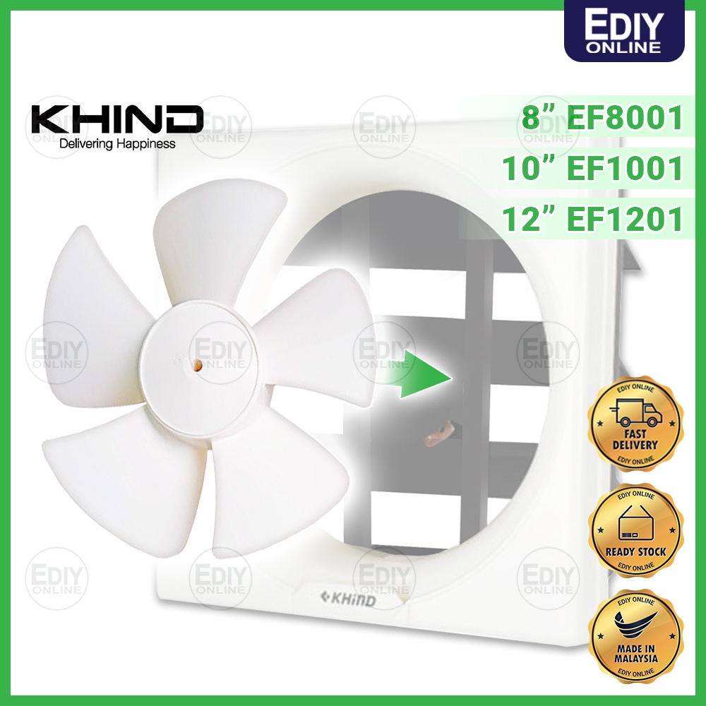 【ACCESSORIES】 ORIGINAL KHIND EXHAUST FAN ( BLADE ONLY ) FOR EF8001 ...