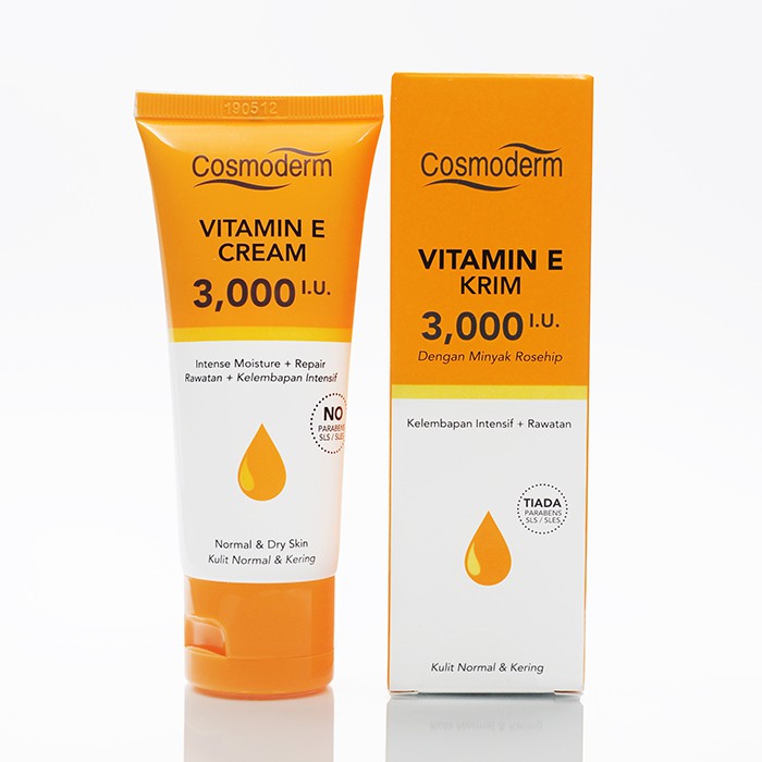 Cosmoderm Vitamin E Cream 3000 IU with Rosehip Oil 50g | Shopee Malaysia