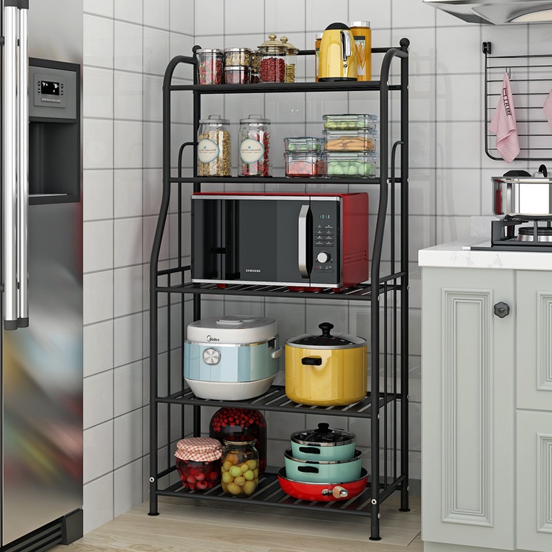 【in stock】kitchen storage rack household rack stainless multifunctional ...