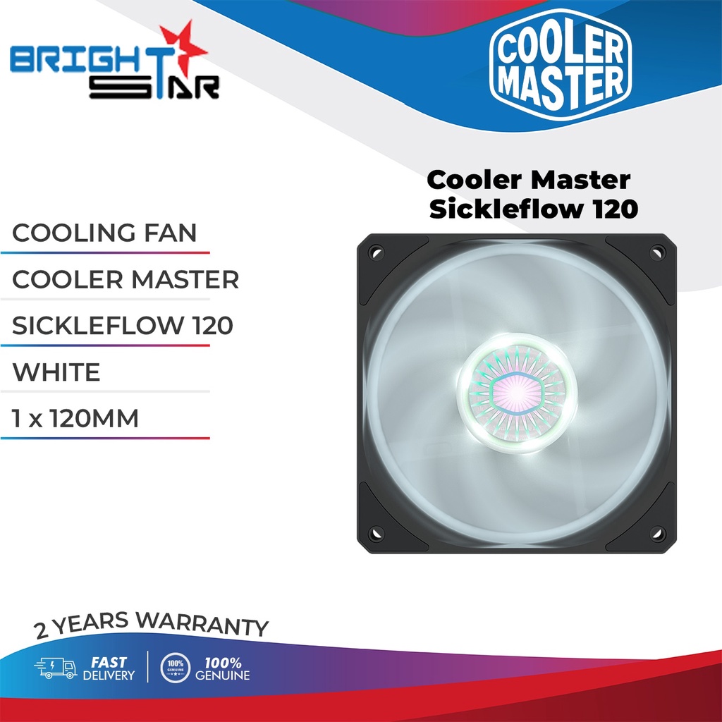 Cooler Master Sickleflow 120 Cooling Fan | Shopee Malaysia