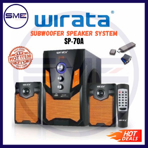 WIRATA SUBWOOFER SPEAKER SYSTEM SP-70A | Shopee Malaysia