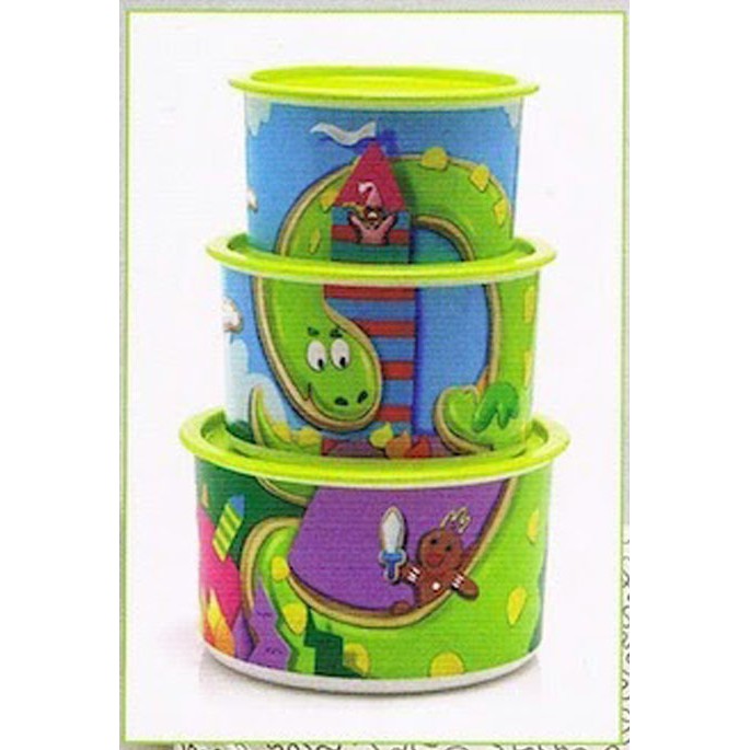 Tupperware Stackable Canister Set 3/4 pcs | Shopee Malaysia