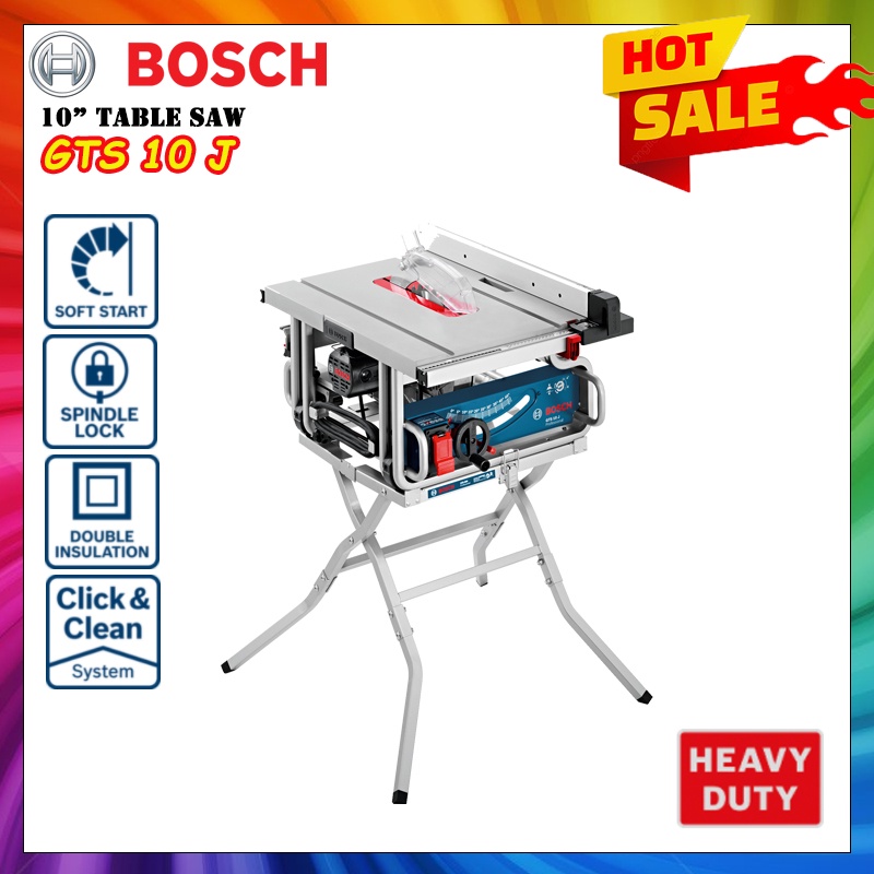 Bosch GTS 10J Table Saw GTS10J | Shopee Malaysia