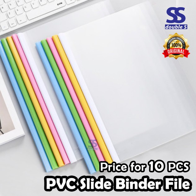 PVC Slide Binder A4 10Pcs/Report Cover/Slide Binder File/Oval Shaped ...
