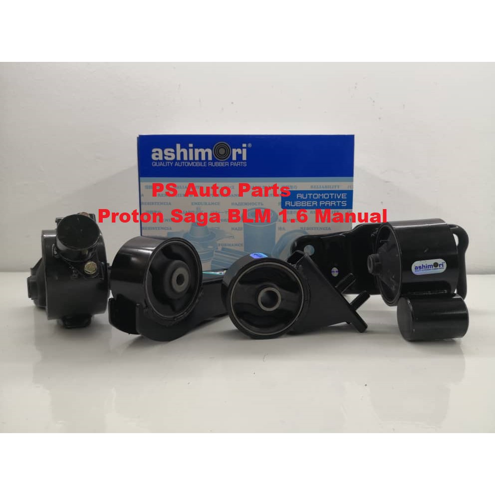 Proton Saga BLM 1.6 Manual Engine Mounting Set Ashimori Engine Struts ...