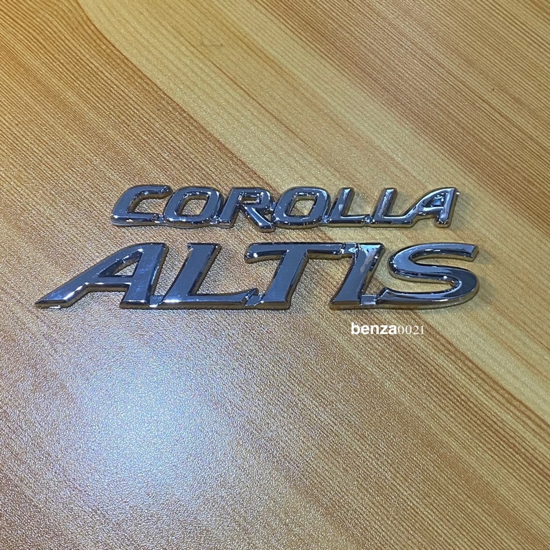 COROLLA ALTIS Logo Rear Mount Toyota Per Set 2 Pieces | Shopee Malaysia