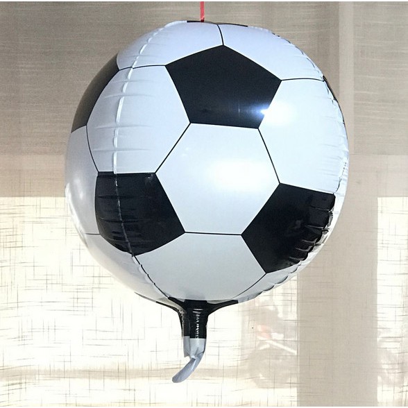 2pcs 22inch 4D football foil balloon helium balloon soccer ball ...