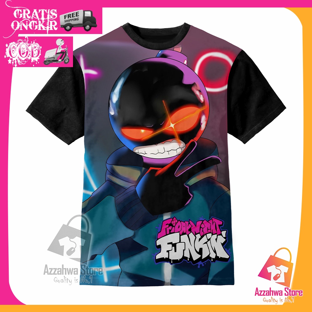 3d Anime Children's T-shirt Whitty Fnf Funkin Art 19 Children's Clothes ...