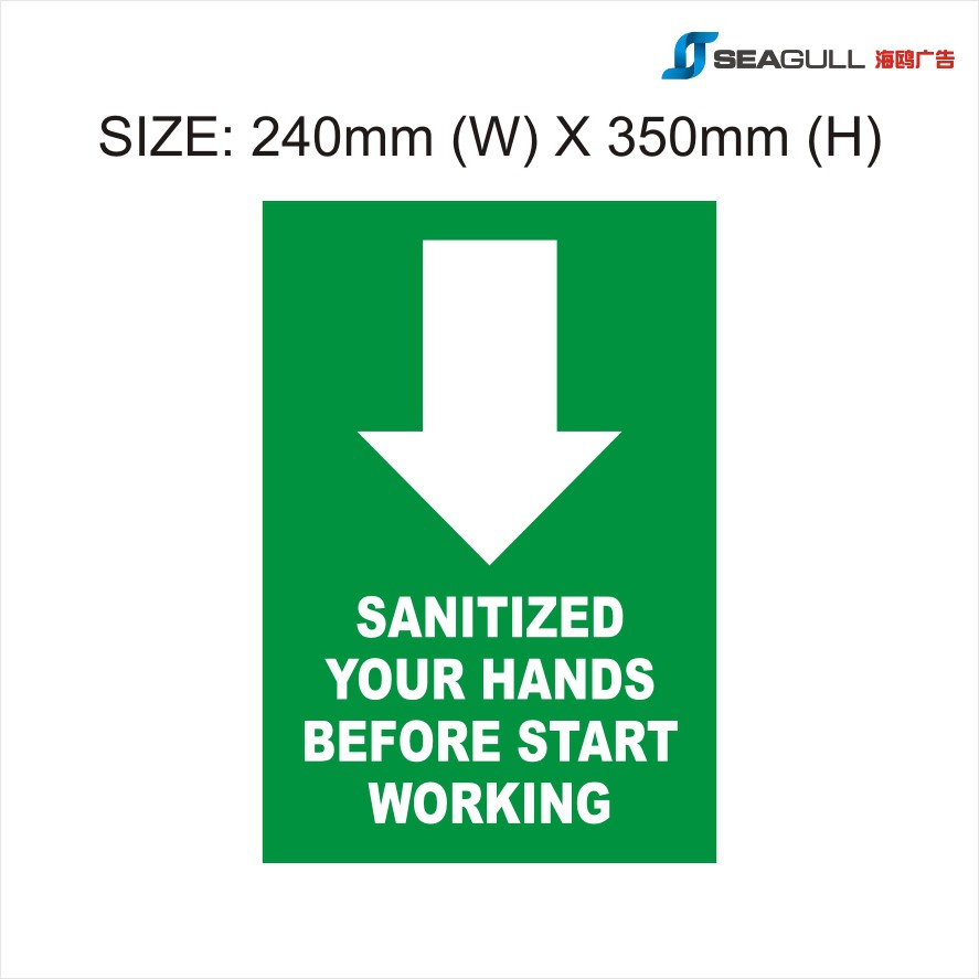 Cleaned & Sanitized Signage For Work Space / Office This Room Has Been ...