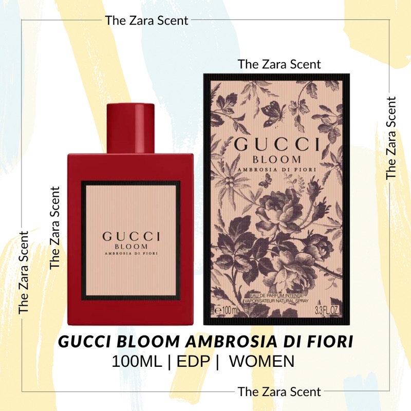 GUCCI BLOOM AMBROSIA DI FIORI (100ML / EDP Intense) | Shopee Malaysia