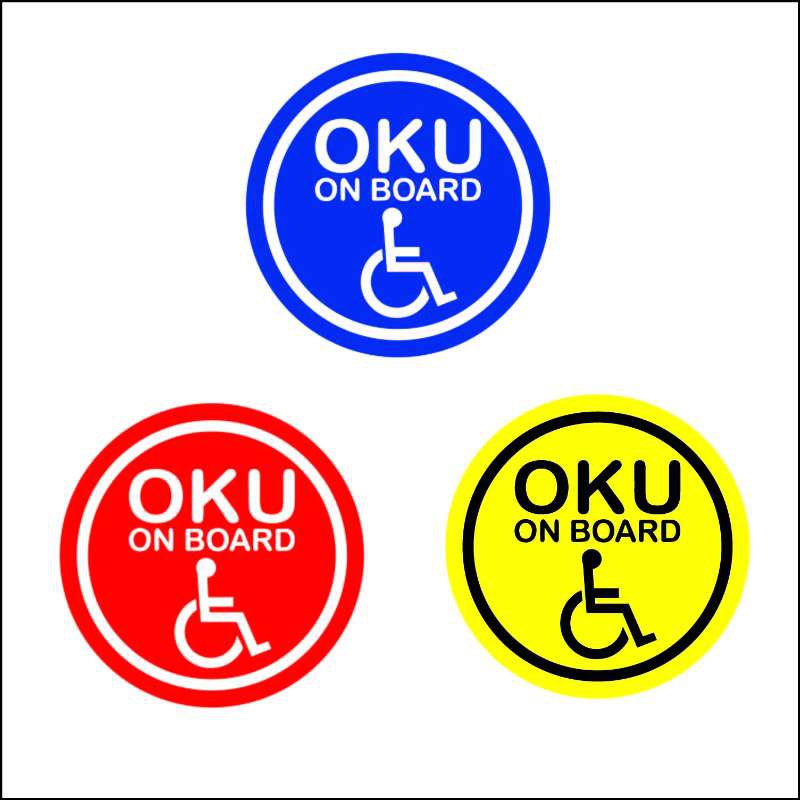 OKU Sticker (JPJ approved sticker) | Shopee Malaysia