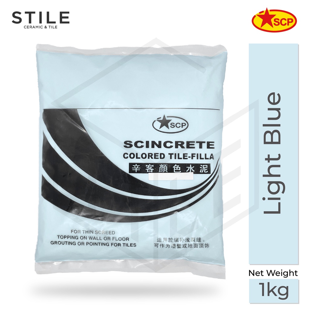SCP Scincrete Colored Tile Filla / Ceramic Tile Grout / Simen Warna ...