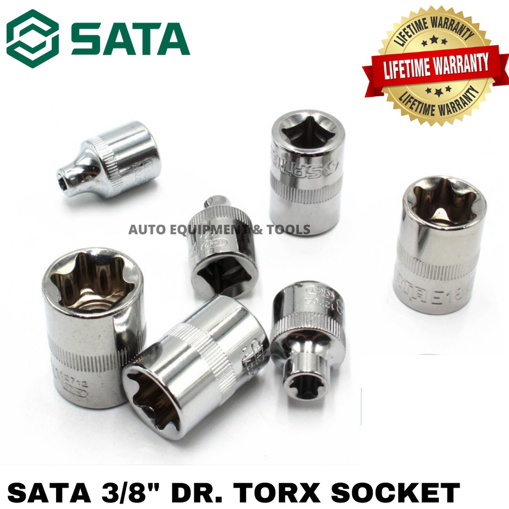SATA 3/8" DR.TORX SOCKETS / TORX SOCKET / E SOCKET / CONTI SOCKET ...