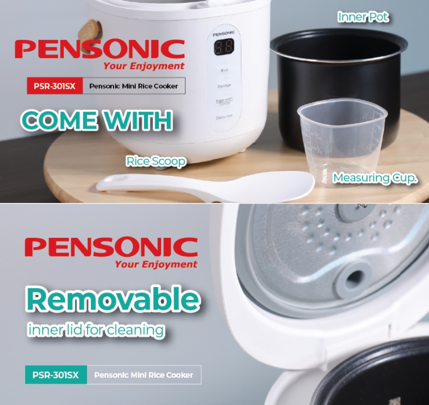 [Bubble Packing] Pensonic Digital Mini Rice Cooker | CRC-JP600DX PSR ...