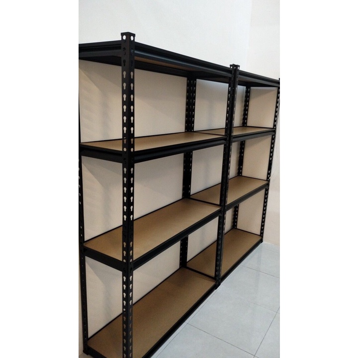HEAVY DUTY RACK (250KG/PERLEVEL) 🖤🖤 BLACK🖤🖤 BOLTLESS RACK | Shopee Malaysia