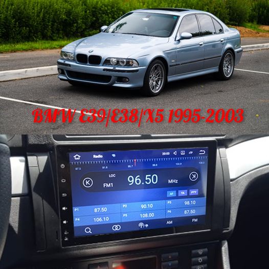 Android Player Casing 9" BMW E39 / X5 /S38 1995-2003 (with Socket BMW ...