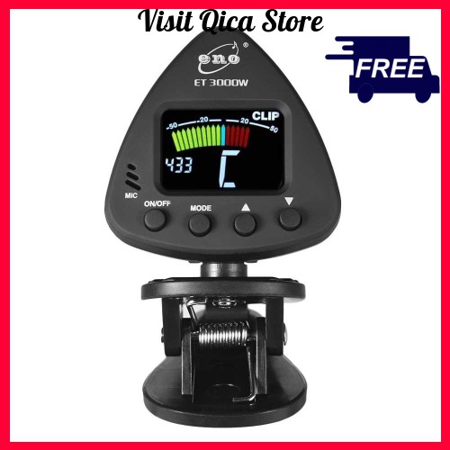 eno ET 3000W Wind Instruments Tuner Supports Mic & Clip-on Tuning Modes ...