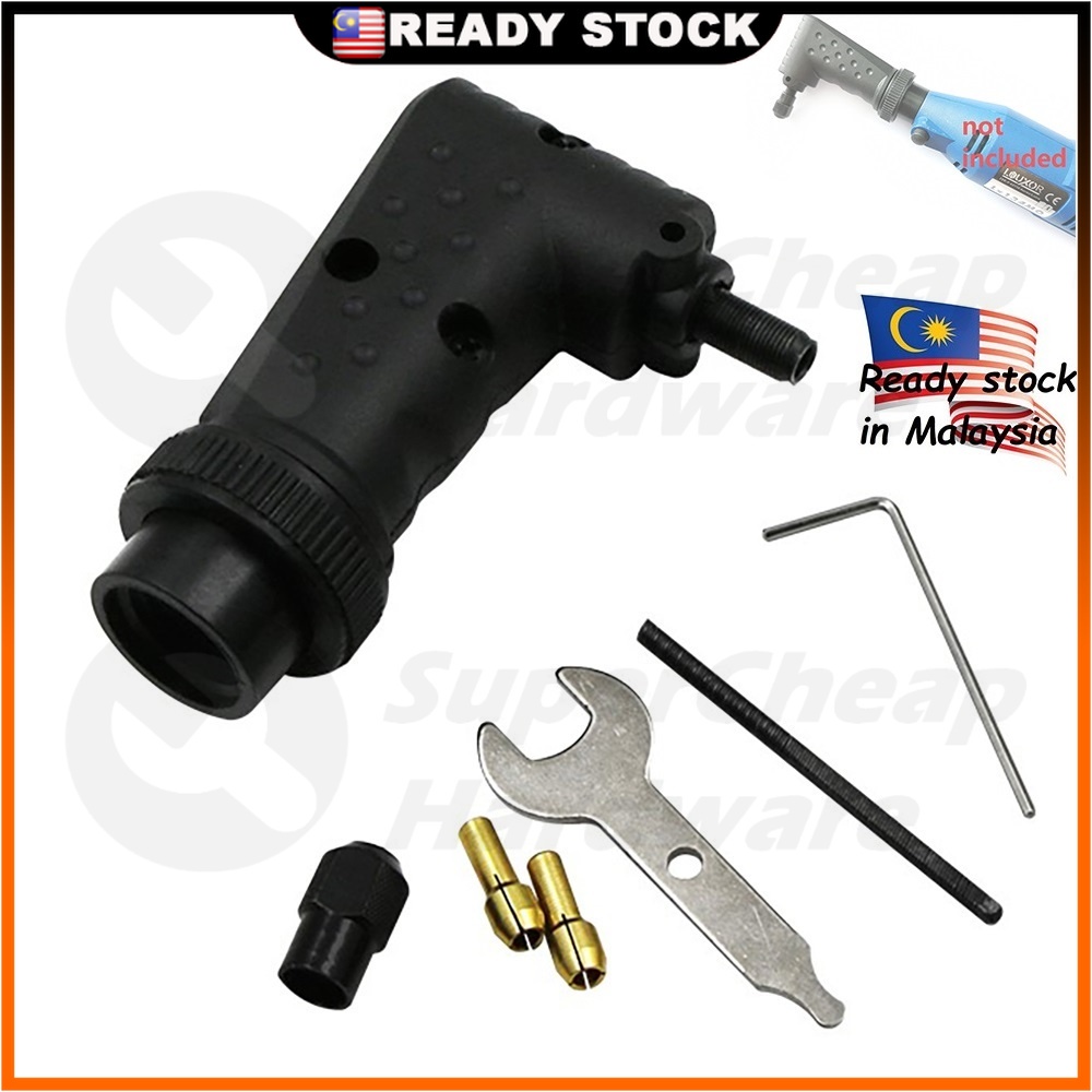 Right Angle 90 degree Attachment Handpiece For 3mm Electric Drill ...