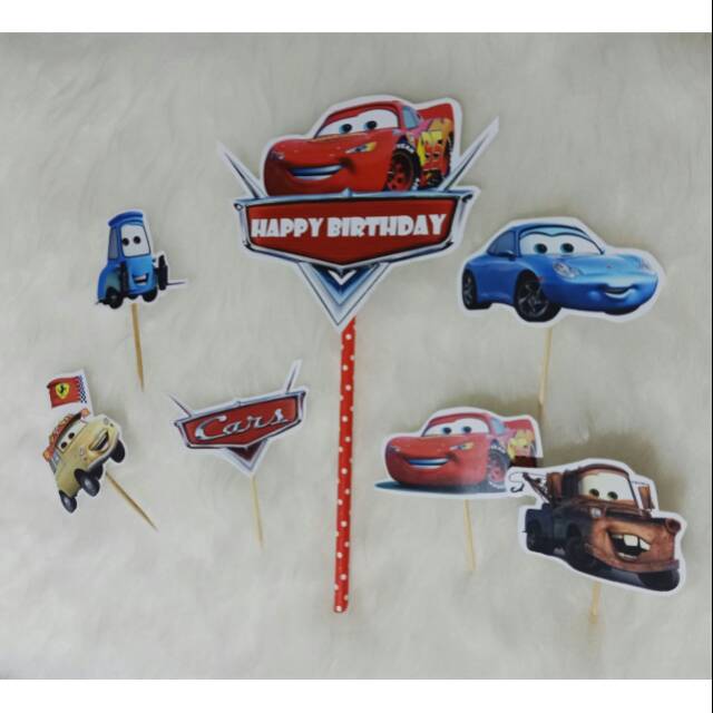 Car topper birthday topper pudding topper and cake topper happy ...