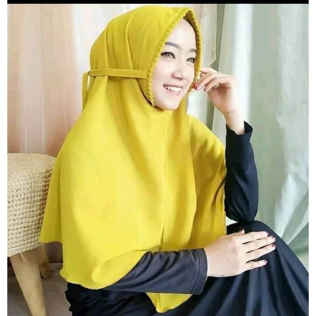 Pleated maryam bergo hijab/pleated sarah bergo | Shopee Malaysia