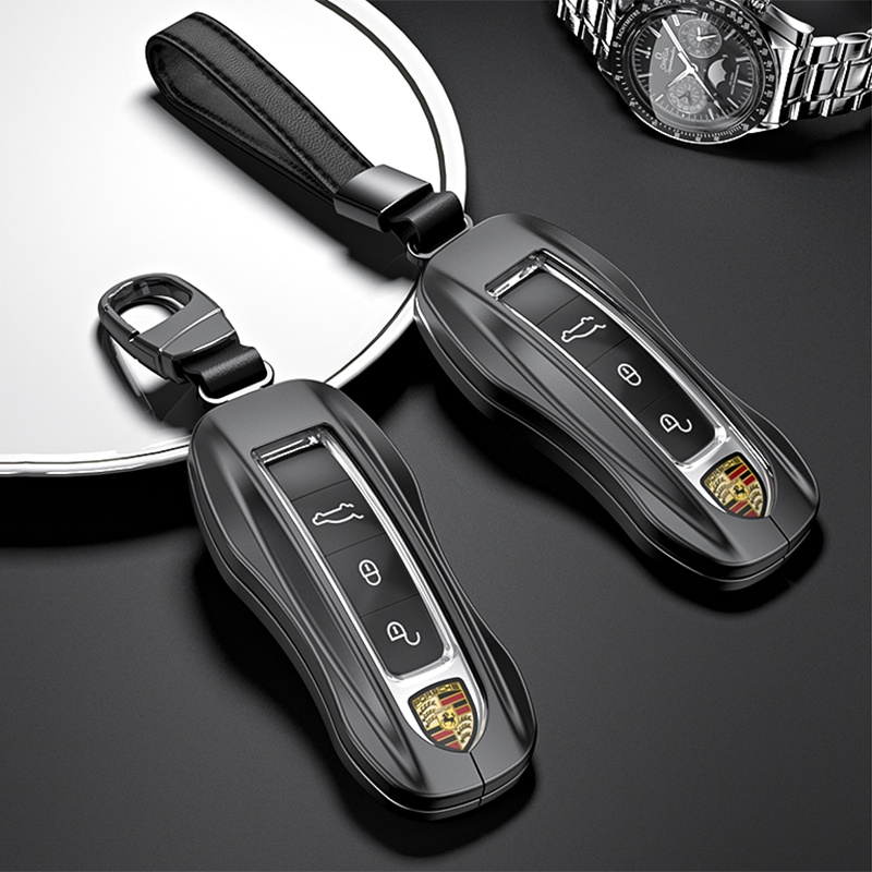 Porsche High-end Metal Car Key Protection Cover Cayenne Panamera 911 ...