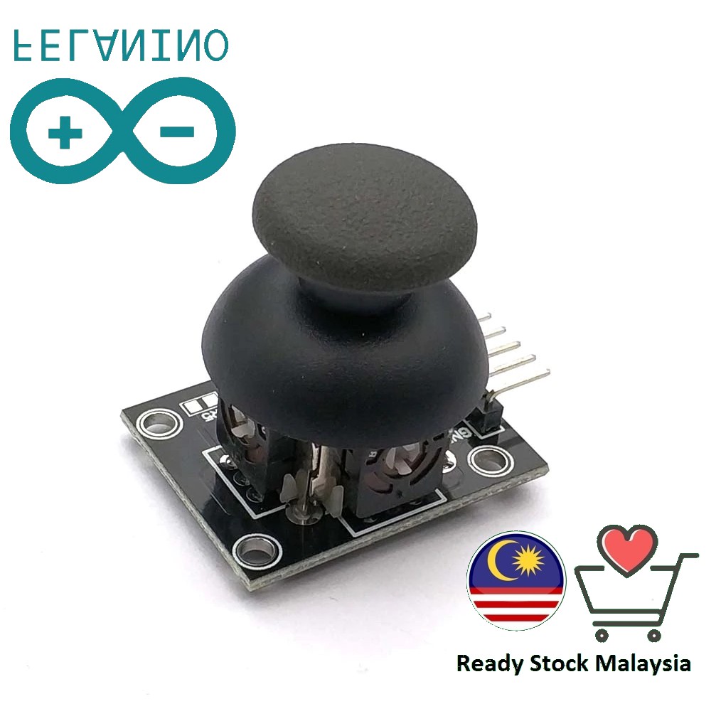 XY Dual Axis Joystick Module Game Rocker Arm Module for Arduino ...