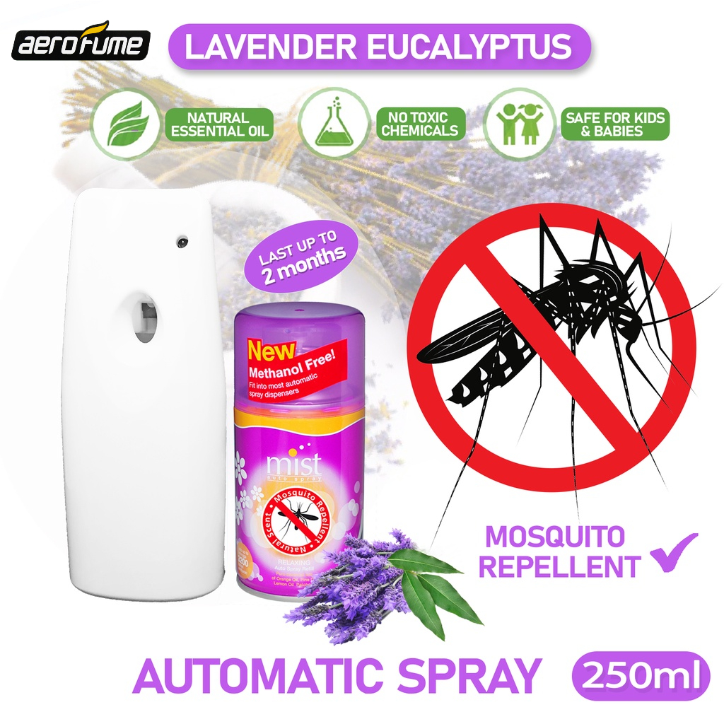 Aerofume Automatic Air Freshener Dispenser Machine + 1 Lavender ...