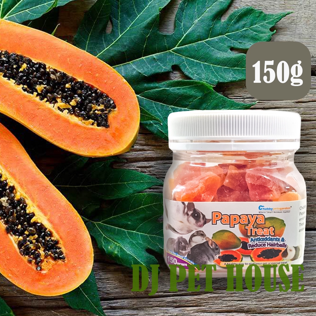 Chubby pets garden Papaya Treat For Small Animal 150g/小動物木瓜零食 150g ...