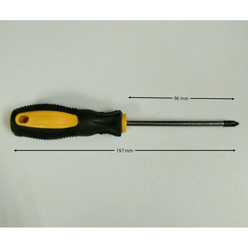 Handle Rubber Screwdriver ( + )( - ) | Shopee Malaysia